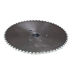 60 Tooth 1" Bore Live Axle Hub Sprocket 40/41/420 Chain 1/4" Keyway for Go Kart