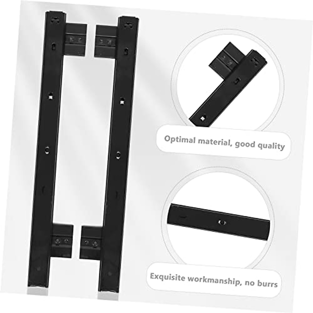 Abaodam 4 Pairs Keyboard Rails Tabletop Accessories carassosories Plastic pallets Cabinet Slider Keyboard Tray Under Desk Keyboard Stand for Desk Durable Keyboard Slide Drawer-Design Rack