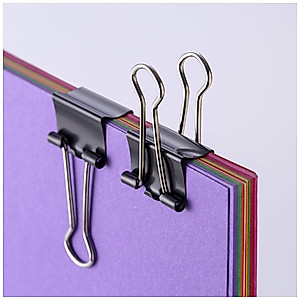 Officemate Small Binder Clips, Black, 12 Boxes of 1 Dozen Each (144 Total) (99020)