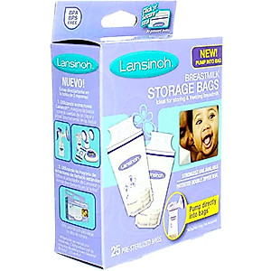 Lansinoh Breast Milk Storage Bags, 50 Count