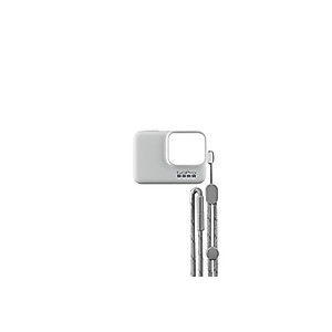 GoPro Sleeve + Lanyard in White Hot (HERO7 Black/HERO7 Silver/HERO7 White/HERO6 Black/HERO5 Black) - Official GoPro Accessory