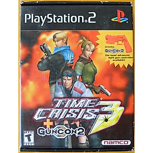 Time Crisis 3 with Guncon 2 Light Gun