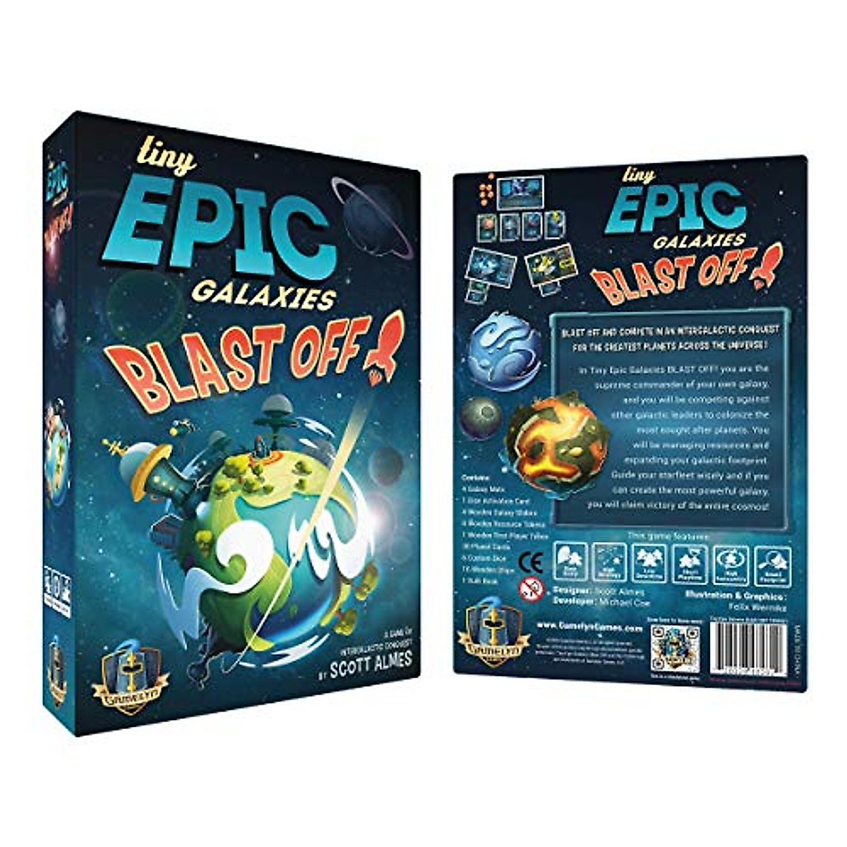 Gamelyn Games Tiny Epic Galaxies Blast Off! - A Game of Cosmic Combos