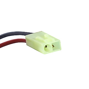 Lancer Tactical Nimh Airsoft Battery Compatible with Lancer AEG Airsoft (9.6V, 1600 mAh Nunchuck)