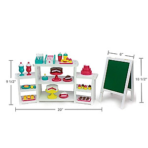 Playtime by Eimmie 18 Inch Doll Furniture - Wardrobe Closet for Doll Clothes & Accessories Storage - Wooden Playsets for American, Generation and Similar 14"- 18" Girl Dolls