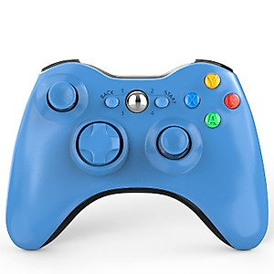 Wireless Controller for Xbox 360, Astarry 2.4GHZ Game Controller Gamepad Joystick for Xbox & Slim 360 PC Windows 7, 8, 10(Blue)