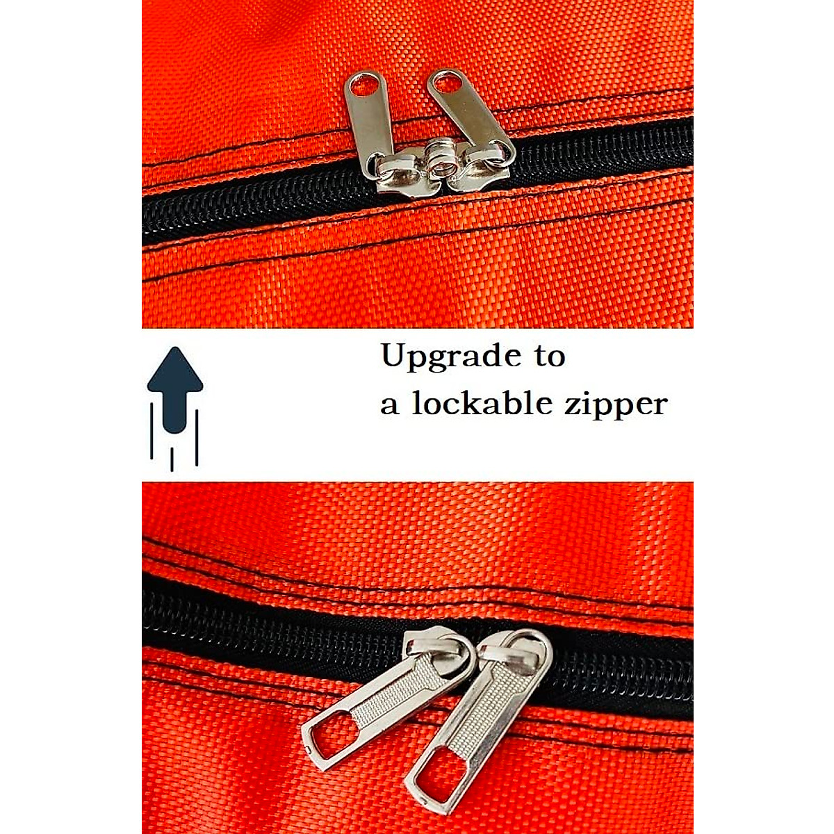 YiKitHom Extra Large Storage Duffle Bag with Zippers and Handles, Heavy Duty Blue Big Long Travel Bag -42x23x13.5Inch