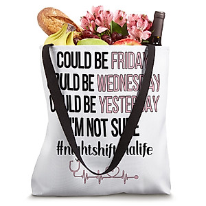 Night Shift CNA Life Certified Nursing Assistant CNA Nurse Tote Bag