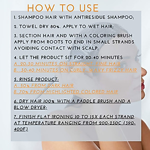 KERAZON Brazilian Hair BTX Treatment Mask 8oz 236ml provides repair for damaged, dry, smoothing, deep conditioning and hydration, nutrition, shine, softness, volume control and smoothness.