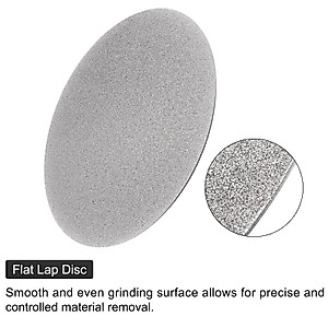 uxcell Diamond Sanding Grinding Disc, 12-Inch (300mm) Grit 60 No Center Hole, Flat Lap Disk Polishing Discs Abrasive Wheel for Gemstone Tile Porcelain Glass Stone Metal