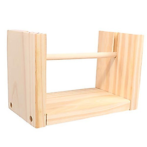 EXCEART Wooden Spool Rack Embroidery Yarn Spool Thread Holder Sewing Organizer Beaded Thread Tool Stand for Home Mall Dorm Store