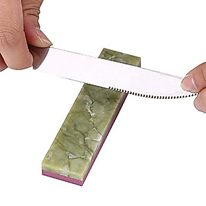 Knife Sharpening Stone,3000/10000 Whetstone Polishing Sharpener Stone for Kitchen Knife Tool (Green)