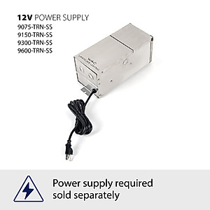 WAC Landscape Lighting, LED 12V Medium Size Accent Light with Adjustable Beam Angle and Integral Brightness Control 50-1300 Lumens 3000K Warm White Built-in LED in Black