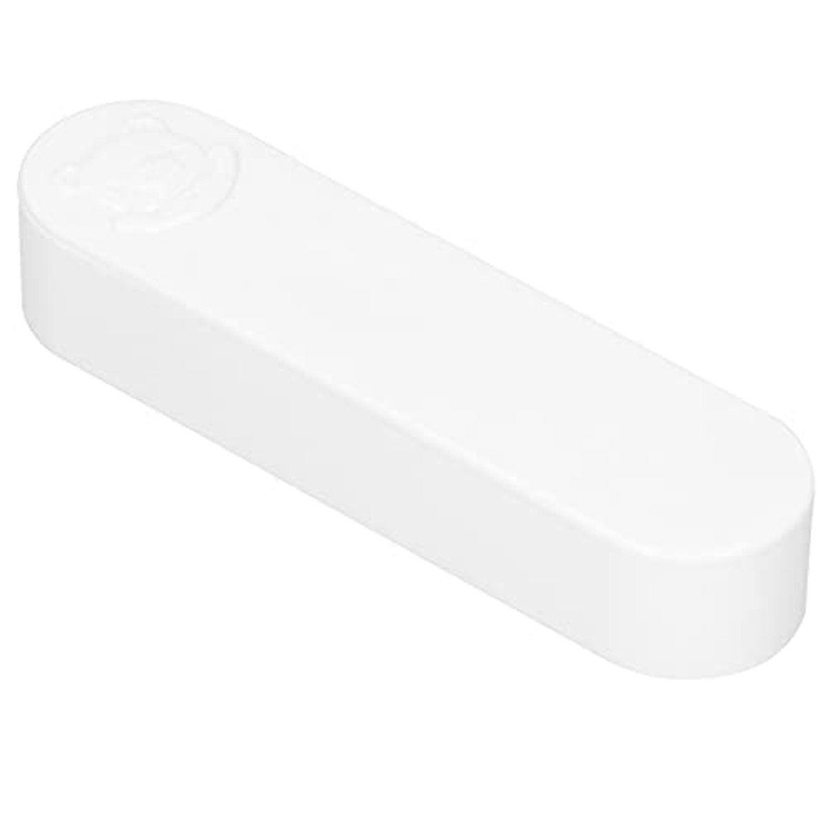 Cotton Swab Storage Case, Portable Cotton Swab Box Cotton Swabs Balls Buds Holder Cartoon Bear Pattern for Toothpicks, Cotton Swabs, 5.3 x 1.4 x 0.9in (white)