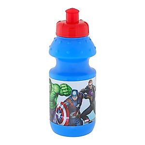 Avengers Backpack with Lunch Box Set - Avengers Backpack for Boys 4-6, Avengers Lunch Box, Water Bottle, Stickers, More | Marvel Avengers Backpack for Boys