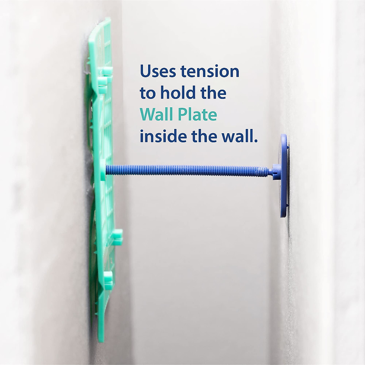 SDHome Perfect Wall Patch Drywall Repair Kit with Compound, Back Plate, and Putty Knife - Repairs Large Holes with Ease