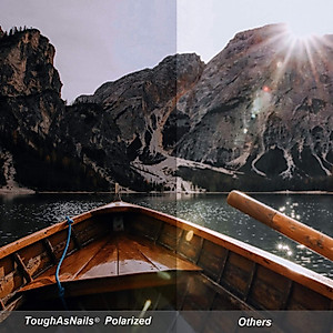 ToughAsNails 2 Pair Polarized Replacement Lenses Compatible with Oakley Batwolf OO9101 Black&Silver Chrome