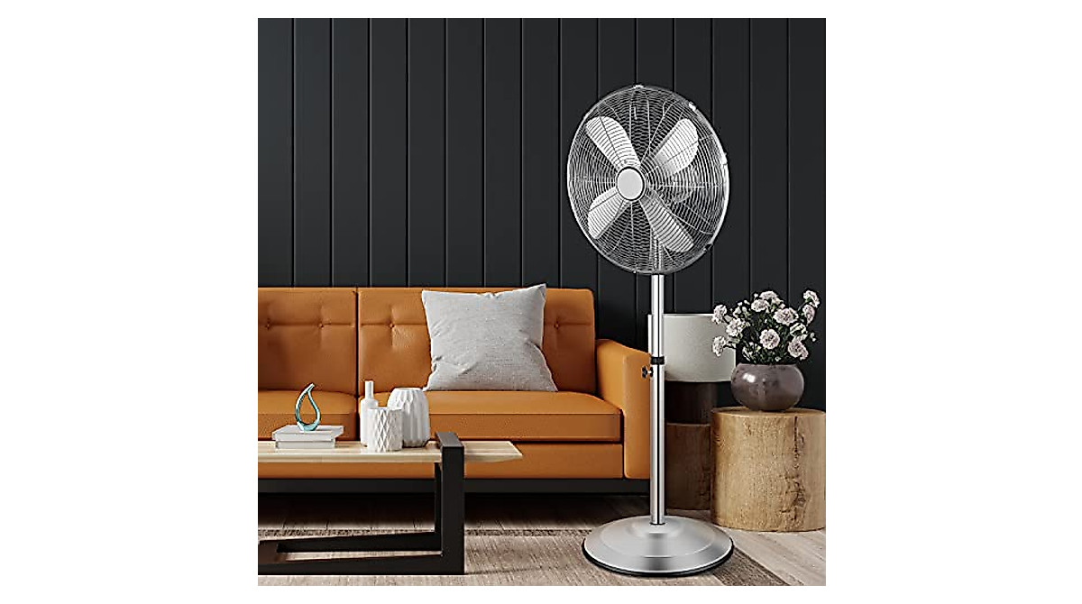 16 Inch Adjustable Stand Fan - Low Noise & High Velocity