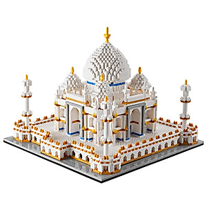 COZYMASS 3950PCS Architecture and Collection Micro Building Blocks Set Taj Mahal Modle Kit Toy Present for Adults and Kids Ages of 14+