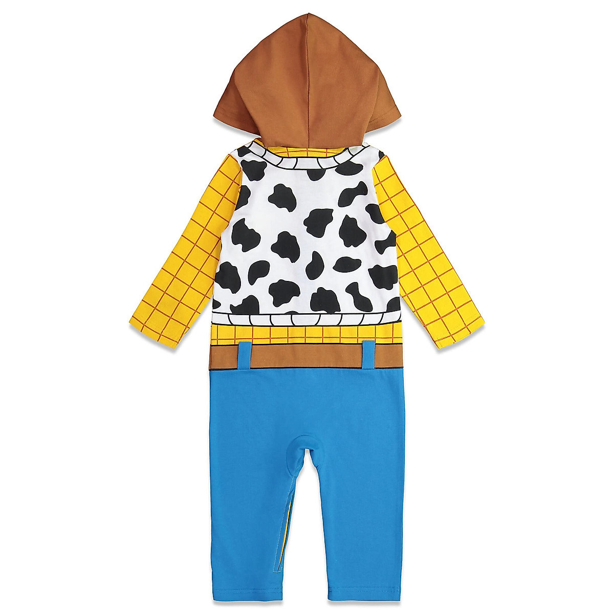 Pixar Toy Story Woody Toddler Boys Zip Up Coverall Blue/Yellow 2T