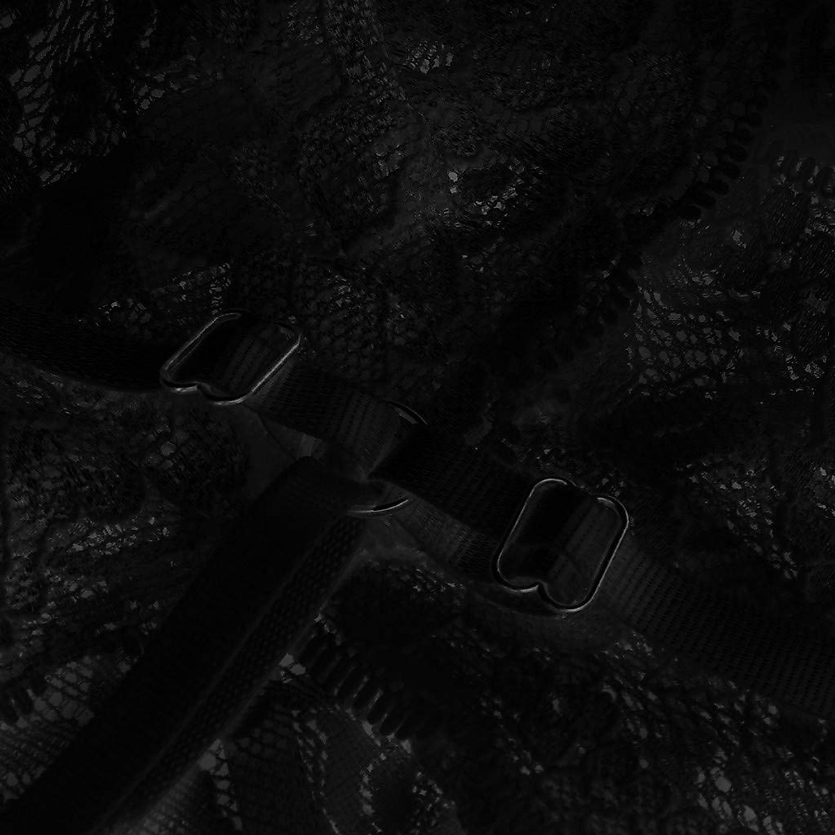 LATINDAY ◆ Womens Lace Underwear Soft Sexy Hollow Hipster Bow-Tie Ladies Bikini Panties Briefs Lingerie Black