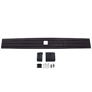 IAMAUTO 02084 OEM Quality Center Flexible Flex Step Tailgate Cap Pad Molding Trim with Release Button for 2015 2016 2017 2018 2019 2020 Ford F150