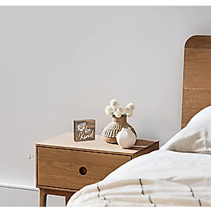 'Be Kind' Inspirational Wood Grain Mini Block Sign, 3.5"