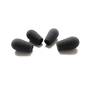 LINHUIPAD 10 Pack Microphone Cover Mic Muff Compatible with Telex 750/760/850 Windscreen Foam Covers Pilot Aviation Headset Microphone Pop Filter