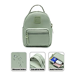 HotStyle ETTASA Mini Backpack, Cute for Women & Teen Girls, Sage Green