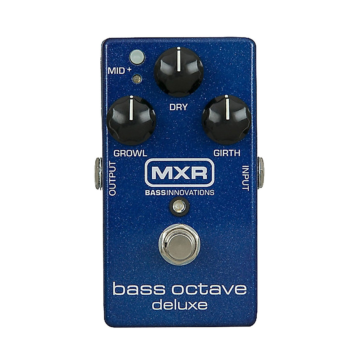 MXR M288 Bass Octave Deluxe Pedal with 9V Power Supply and a Pair of Patch Cables