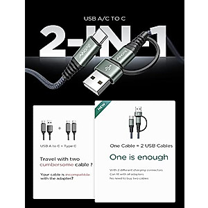 54W USB C Car Charger Fast Charge, AINOPE Super Fast Cigarette Lighter USB Charger Adapter Dual Port PD&QC 3.0 Car Charger USB Fast Charging Compatible with iPhone 14 13 Samsung Galaxy iPad