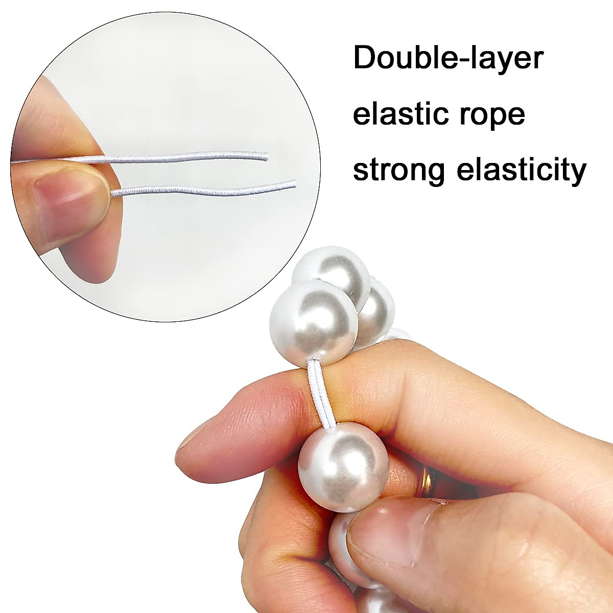 Canjuxk Magnetic Curtain Tiebacks, 4 Pack Pearl Drapery Tie Backs Weave Holder for Window Draperies Hold Curtains Drape Ties Backs Holdback, Bedroom Home Decor