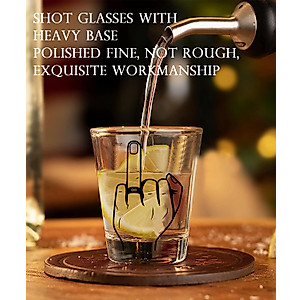 Unique Wedding Gift for Couples-Bridal Shower Gift-Bride and Groom Shot Glasses-14oz Wine&Whiskey Glass Gift for Mr and Mrs-Newlywed,His and Hers Gifts