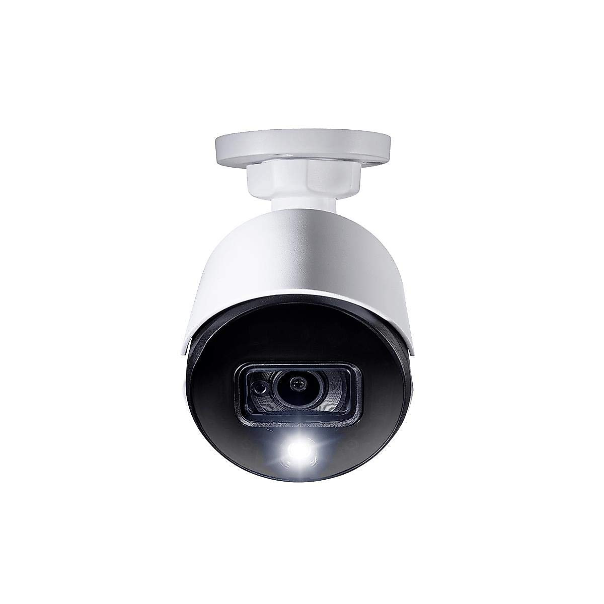 Lorex C581DA Indoor/Outdoor 2K 5MP Super Analog HD Active Deterrence Bullet Camera, 2.8mm, 135ft IR Night Vision, CNV, Works with D841/D841B Series, Only Camera, White (Renewed)