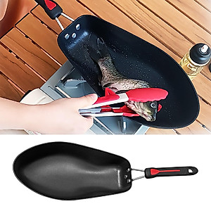 Axfbim Nonstick Frying Pan Set, 3D Fish Shape Non-Stick Pan, Carp Roasted Fish Grill Pan, Oil-saving non-breakable fish frying pan, for Cooking, Grilling, Frying