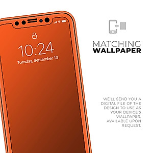 Design Skinz Solid Burnt Orange Protective Vinyl Decal Wrap Skin Cover Compatible with The Apple iPhone 11 Pro Max (Screen Trim & Back Glass Skin)