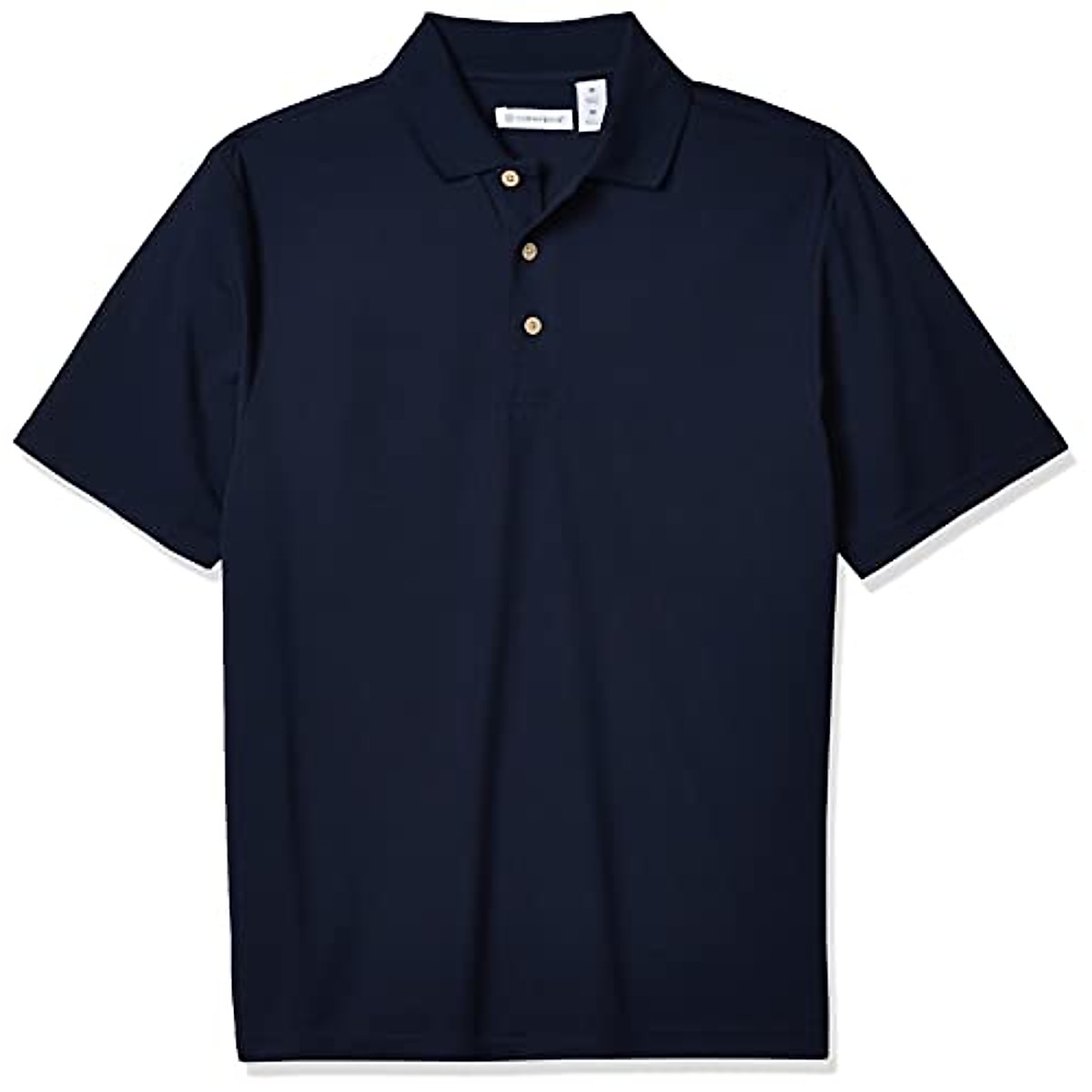 Cubavera Men's Essential Textured Performance Polo Shirt, Dress Blues, X-Large