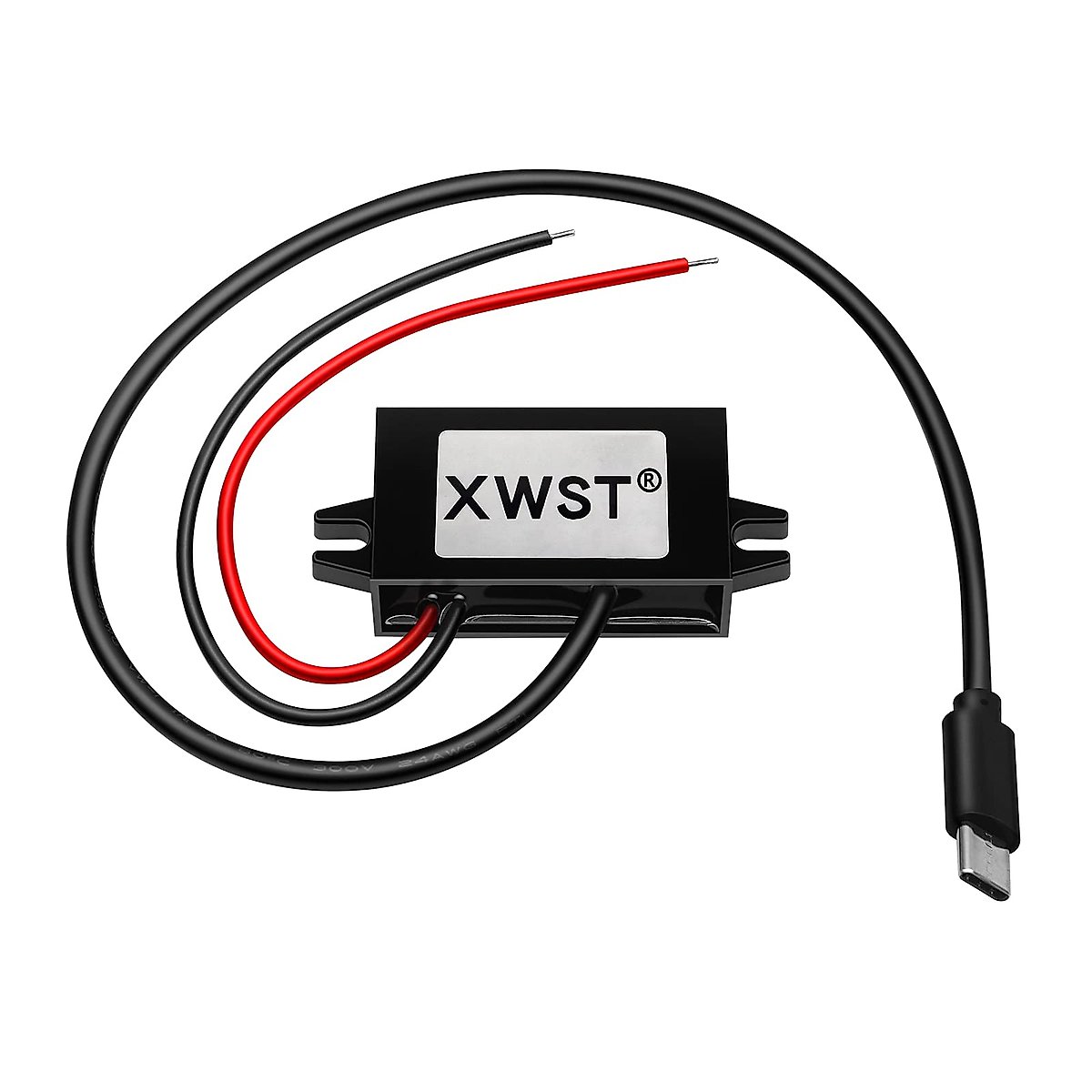 XWST DC to DC 12V to 5V 3A 15W 15watt with USB Output Power Adapter Converter 8V-22V to 5V Voltage Buck Regulator,Step-Down Module,Waterproof Power Adapt 5V Volt Transformer Module