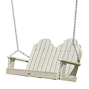 highwood AD-SW1CW52-WAE Classic Westport Porch Swing, 4 Feet, Whitewash