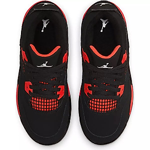 Nike Little Kid's Jordan 4 Retro Red Thunder Black/Multi-Color (BQ7669 016) - 13