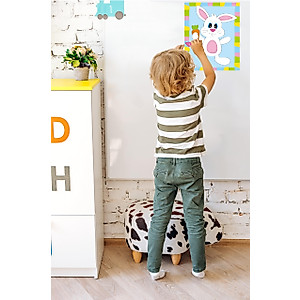 Iconikal Easter Bingo and Pin The Nose on The Bunny Game Set 32 Player