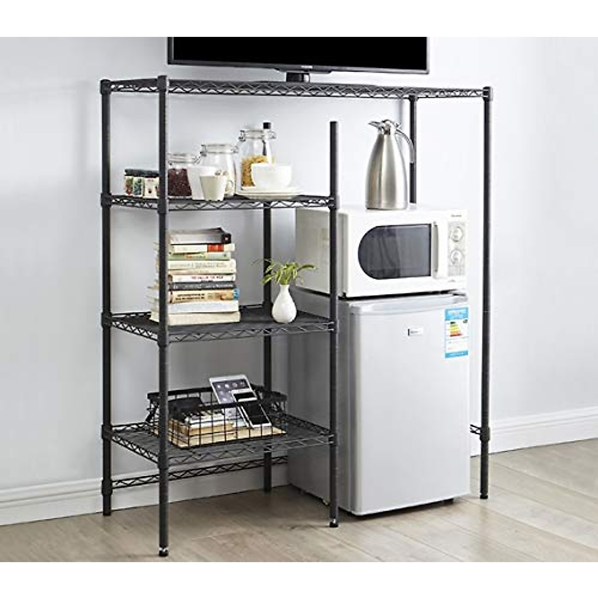 DormCo Suprima Shelf Supreme Adjustable Shelving - Gunmetal Gray