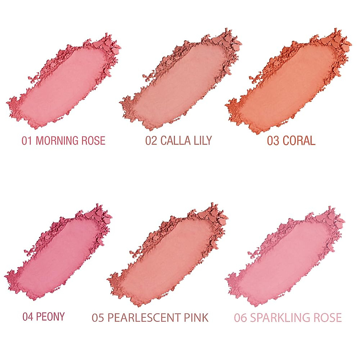 TINTARK Cheeky Blush Compact for Face Cheeks, Talc Free Blusher Palette, Matte Powder Makeup, Natural Healthy, Mauve Pink Magenta Peach Red, Vegan Cruelty Free