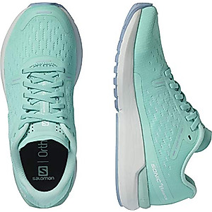 Salomon Sonic 4 Balance Running Shoes for Women, Tanager Turquoise/White/Kentucky Blue, 12