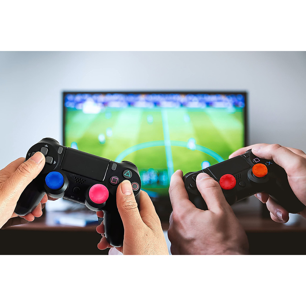 36pcs Joystick Grip for Ps5 Ps4 Controller, Silicone Thumb Grips Caps Cover Analog Stick for Playstation 5, Playstation 4 Controller, Xbox 360, Xbox One Controller (A)