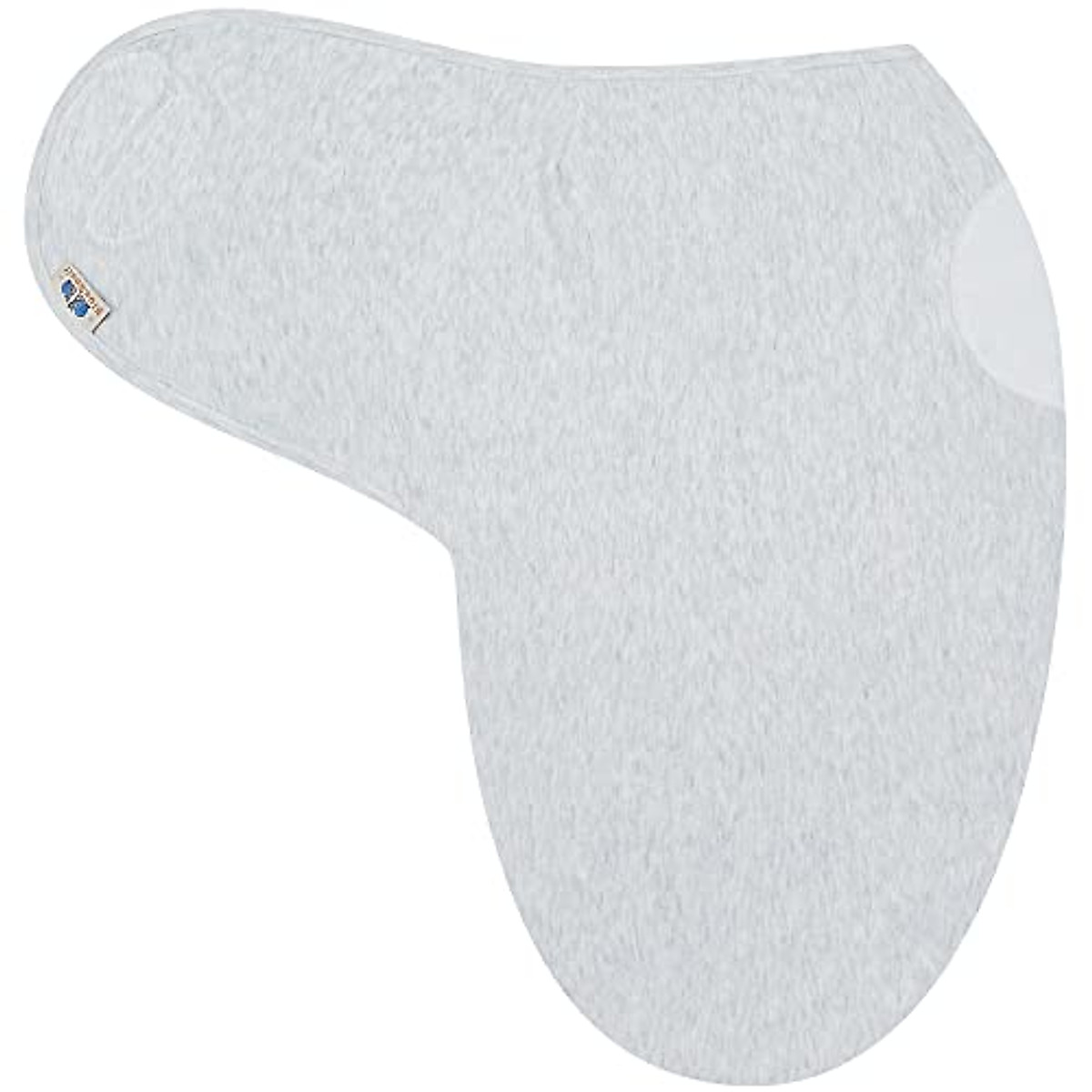 BlueSnail Adjustable Baby Cotton Swaddle Wrap, Ultra Soft Newborn Essentials Easy Wrap Velcro Swaddle (3 Pack,0-3 Month)(Heather Grey)