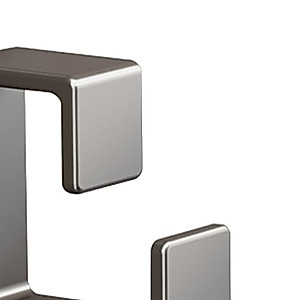 JISADER 3 Pieces Basin Storage Rack Washbasin Stand Bath Towel Kitchen Storage Rack Holder Shower Washbasin Hook Washbasin Rack, Grey