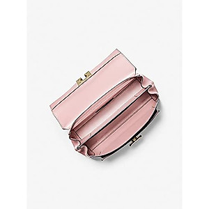 Michael Kors Lita Medium Leather Crossbody Bag (Powder Blush)