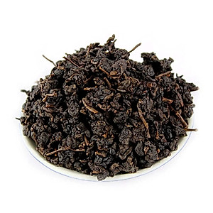 Decaffeinated Oolong Tea Loose Leaf, Hot or Cold Brew, Smoky, Woodsy, Nutty Notes Delicate Toasty Finish - Decaf Oolong Tea Leaves
