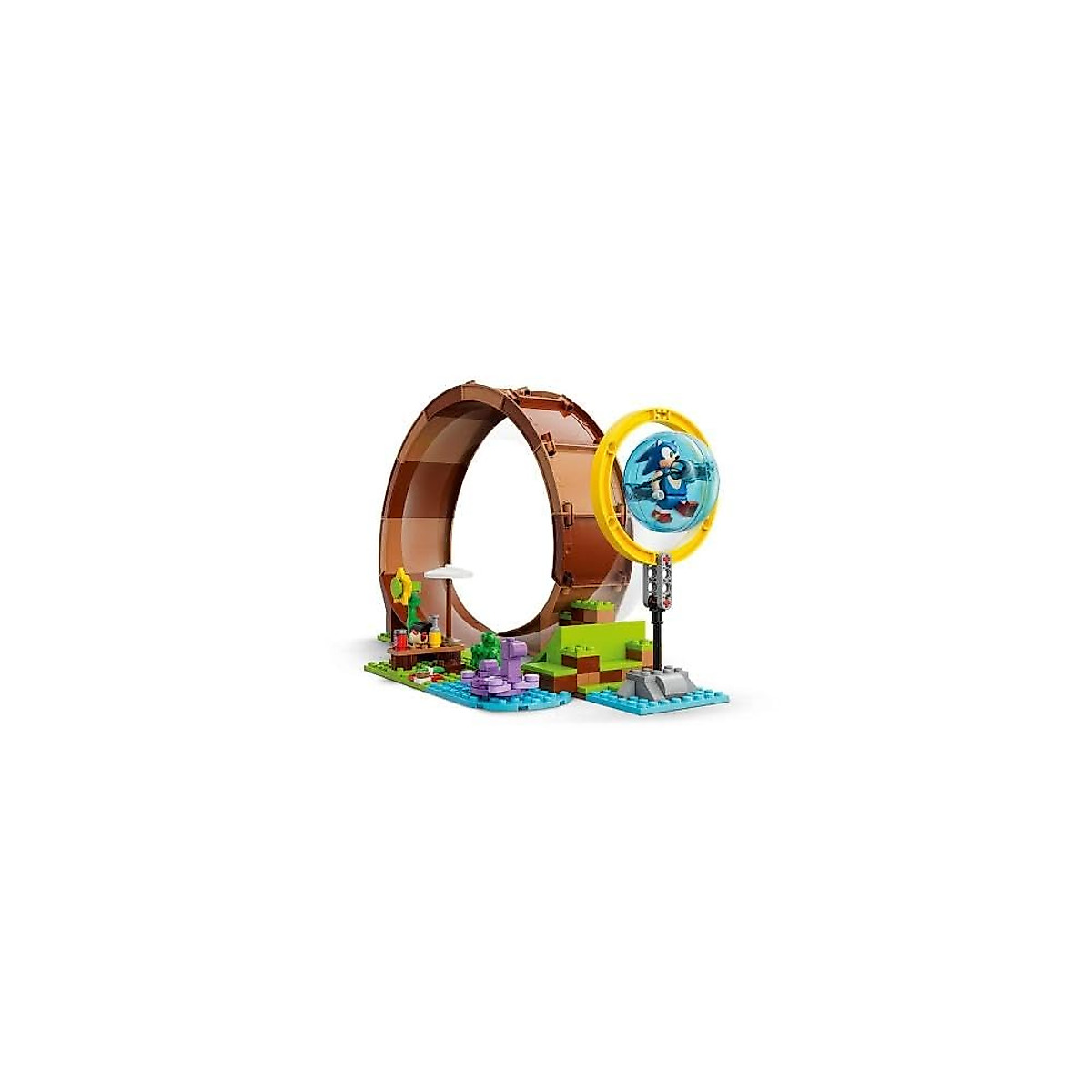 LEGO Sonic The Hedgehog Sonic’s Green Hill Zone Loop Challenge Building Toy Set, Sonic Adventure Toy with 9 Sonic and Friends Characters, Fun Gift for 8 Year Old Gamers and Young Fans, 76994